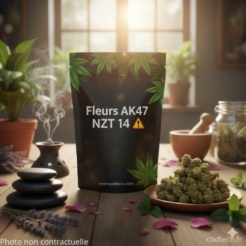 Fleurs AK47 NZT 14 - CBD Puissant Effet Psychotrope